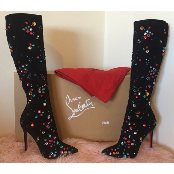 Christian Louboutin | Shoes | Christian Louboutin Pigalle Botta Strass ...